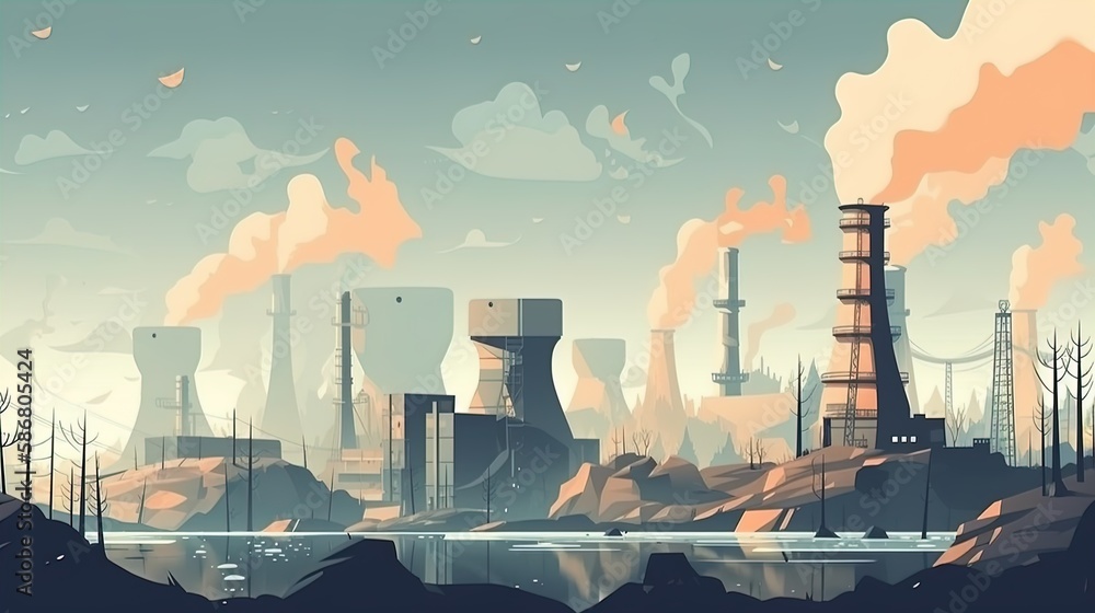 Understanding Pollution Impacts: A Conceptual Illustration in 8K ...