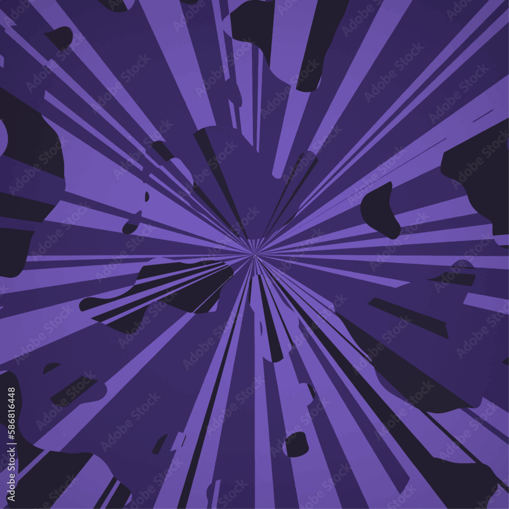 Mystical and Mysterious: 3D Render Dark Purple Background Illustration ...