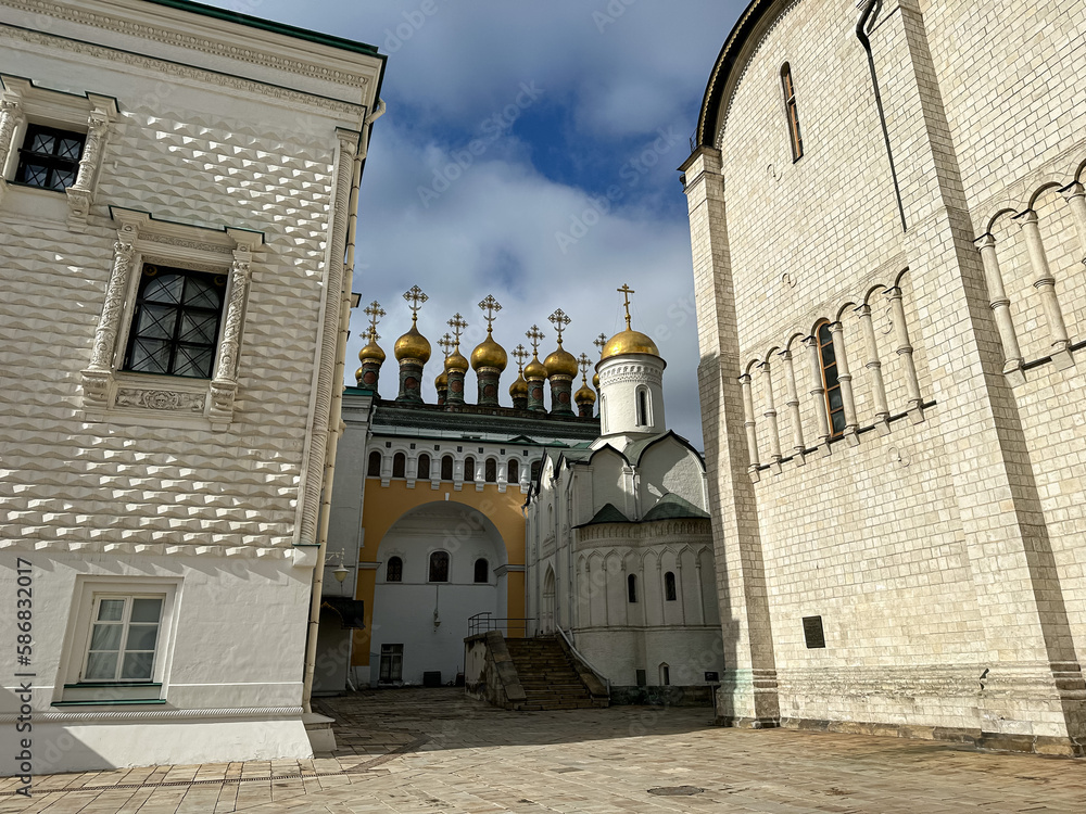 Moscow, Russia - 22.03.2023.Verkhospasskiy Sobor, Russian Orthodox ...