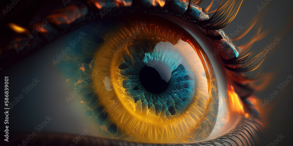 Breathtakingly realistic macro photography featuring a perfectly ...