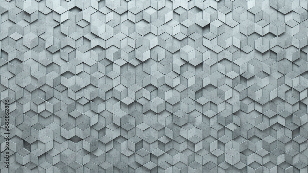 Concrete, Diamond Shaped Wall background with tiles. Semigloss, tile ...