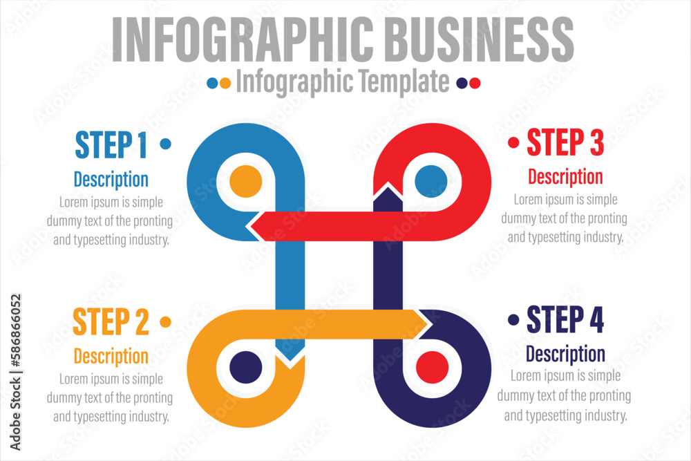 6 Step and Six 6 Option business model marketing framework infographic ...