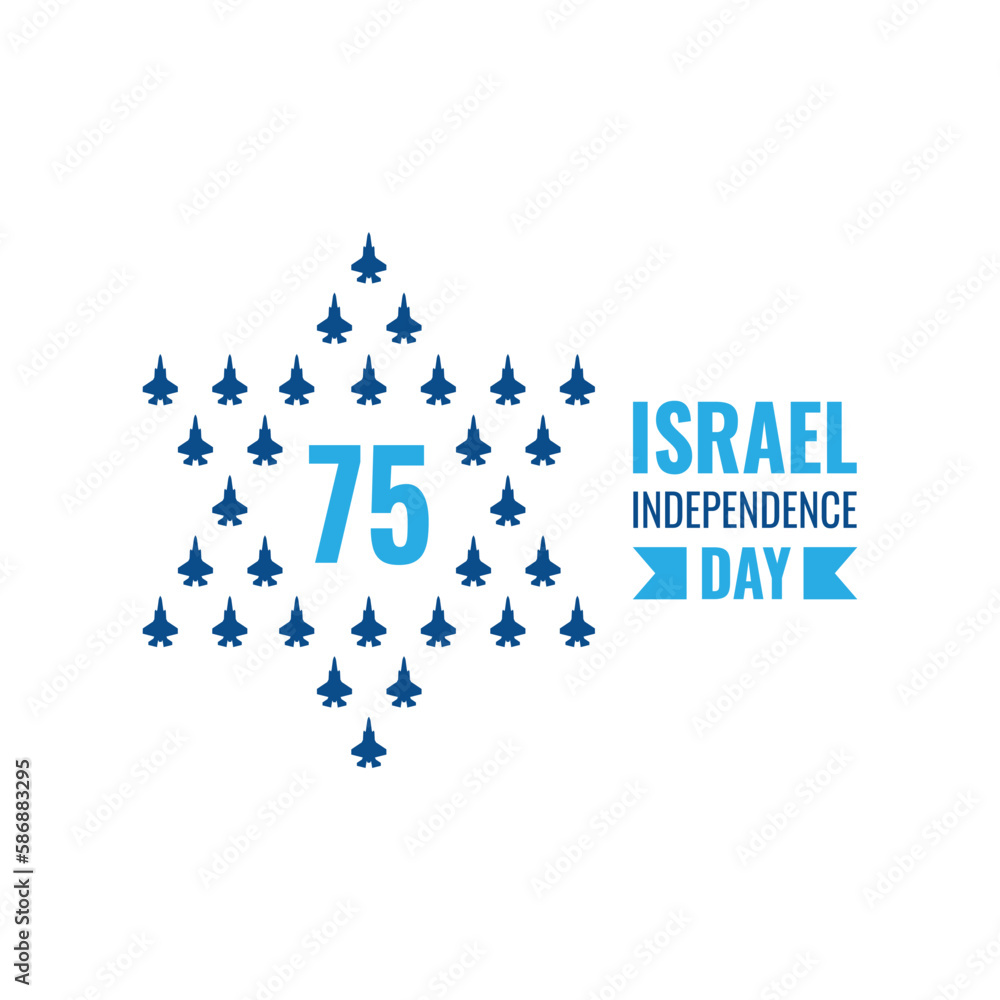 Happy Independence Day of Israel, 75-celebration. Israel Independence ...