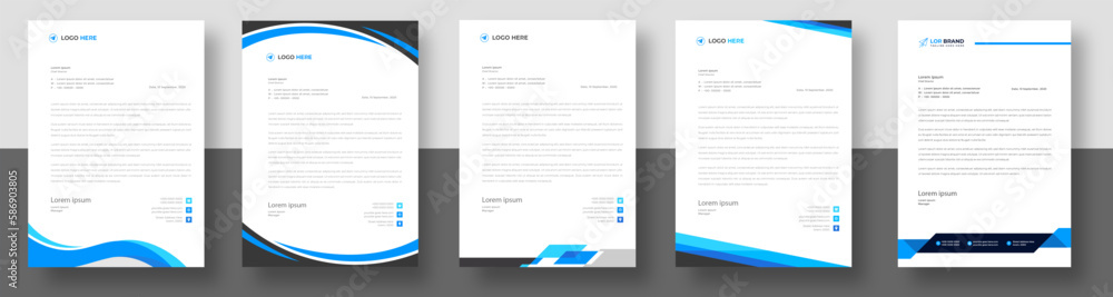 official minimal creative abstract professional newsletter corporate ...