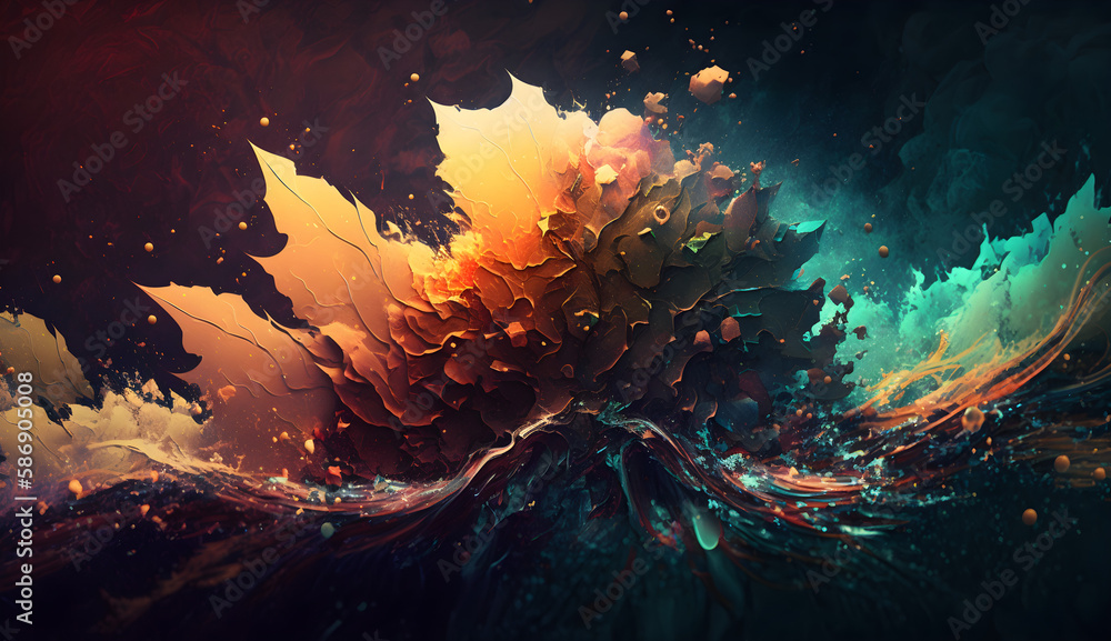 Credible_background_image_Splash_texture_ Stock Illustration | Adobe Stock