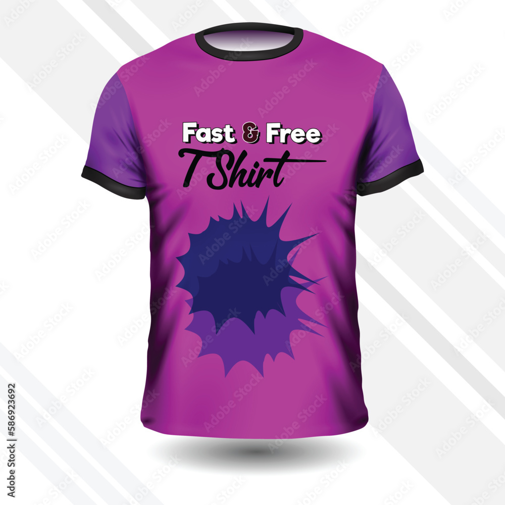 Fast and Free T-shirt design samples with 2 color gradient background ...