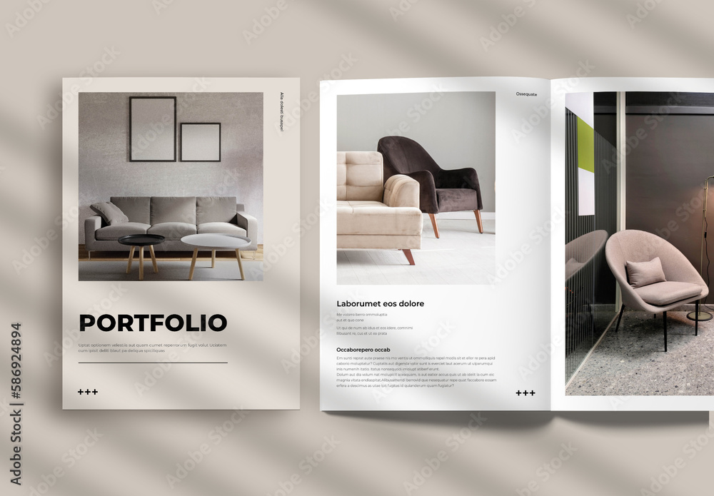 Creative Portfolio Layout Stock Template | Adobe Stock
