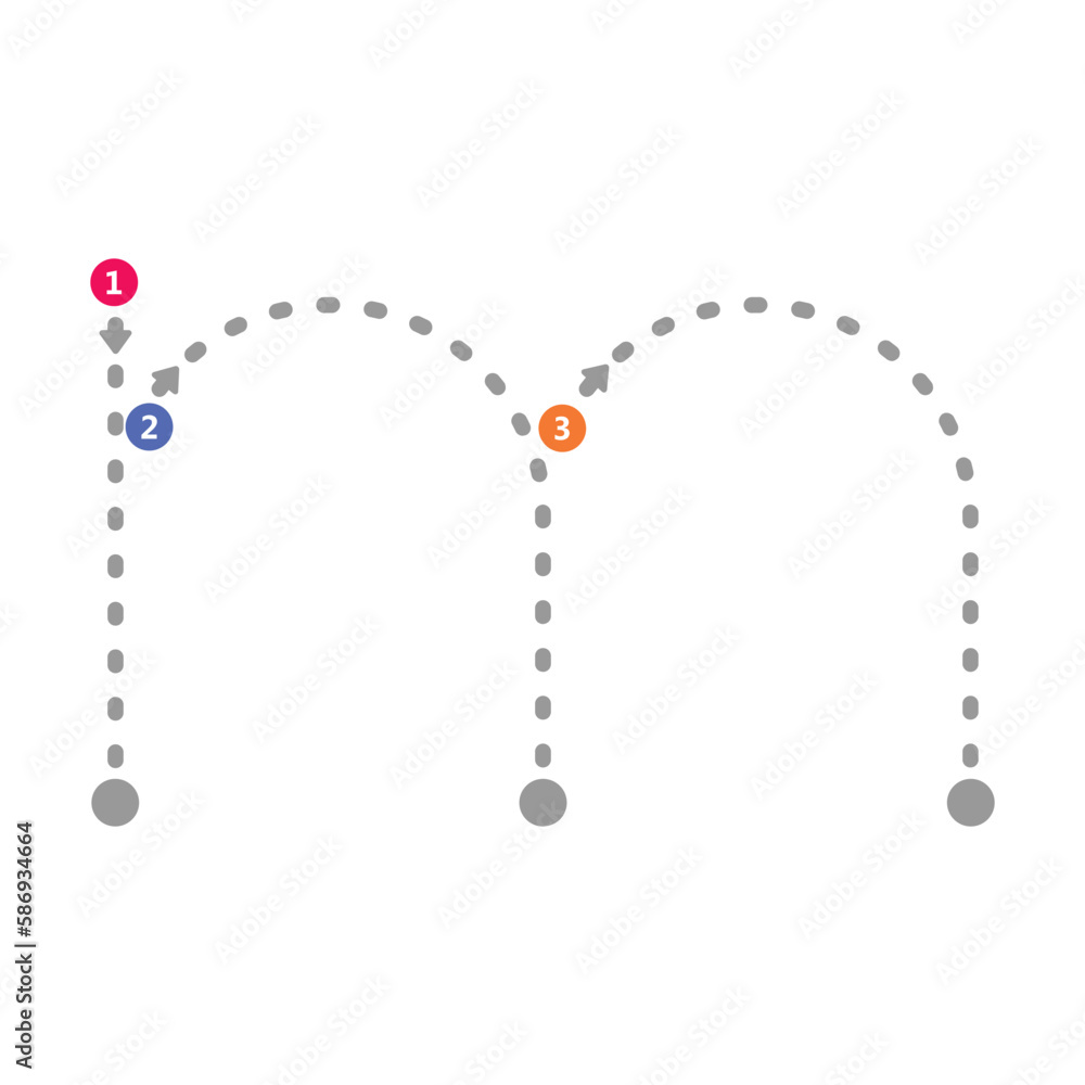 Tracing alphabet letter m lowercase prewriting dotted line element for ... Tracing alphabet letter m lowercase prewriting dotted line element for ...