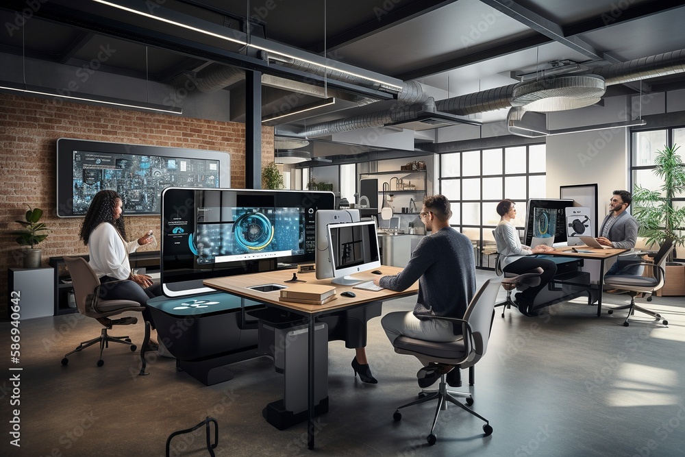 Dynamic Open-Concept Workspace with Virtual Augmented AI Assistant ...