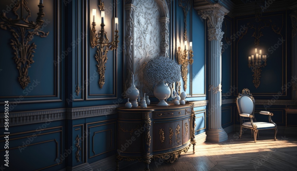 Rococo interior is a feast for the senses, with its ornate chandeliers ...