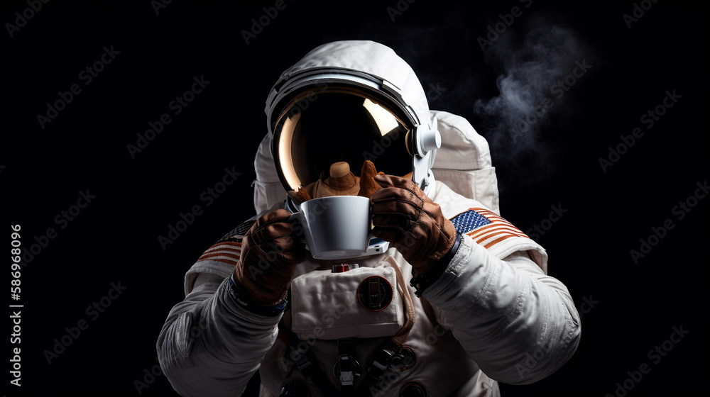 Astronaut Drinking