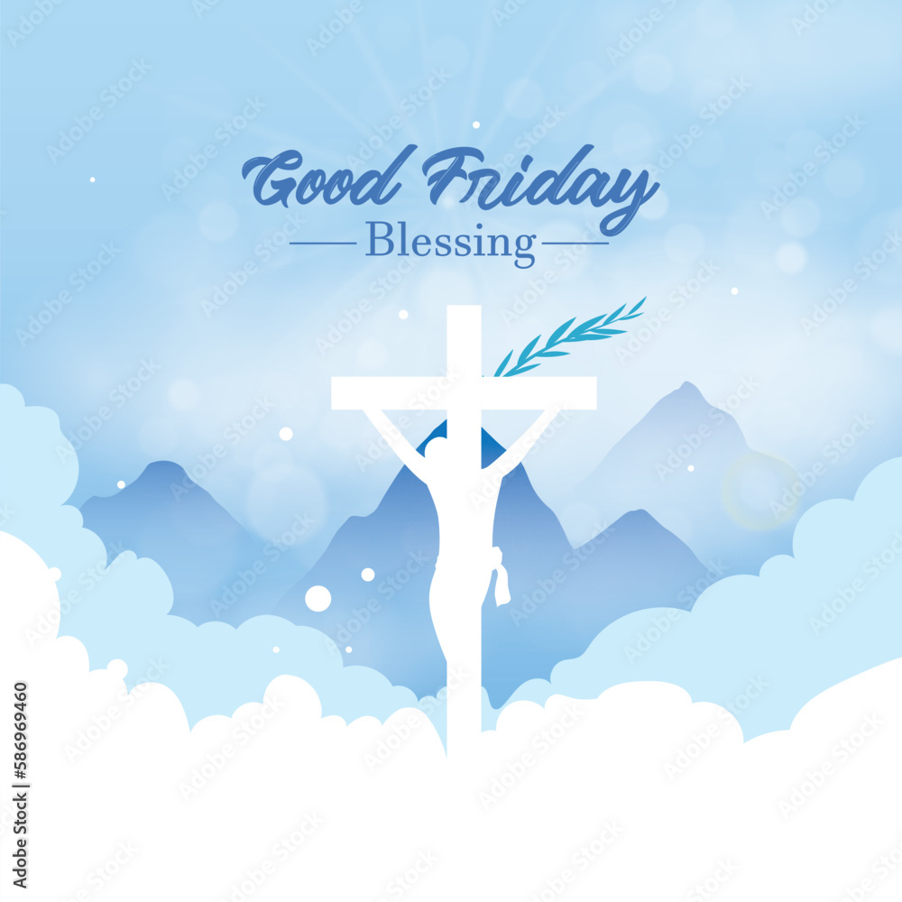 good friday blessing yesus kristus Stock Vector | Adobe Stock
