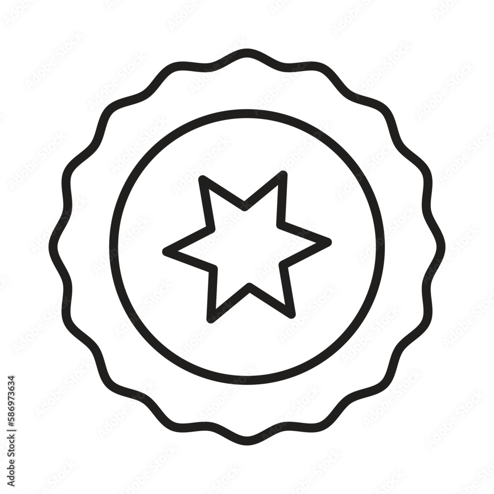 Premium Badge Icon, Medal Icon Vector, Winner Badge, Best Quality ...