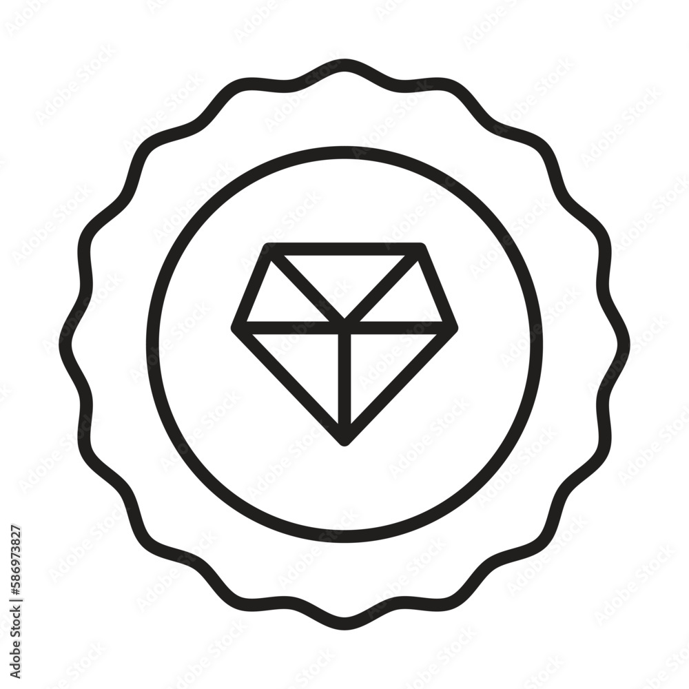 Premium Badge Icon, Medal Icon Vector, Winner Badge, Best Quality ...