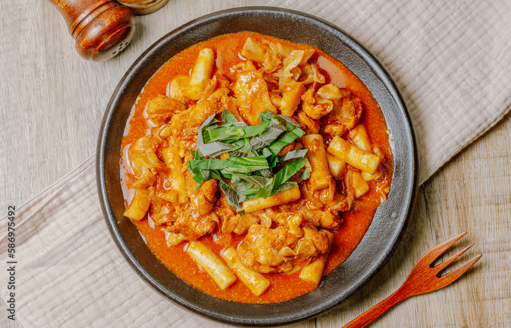 Dakgalbi, korean style Spicy Stir-fried Chicken with rice cake, Chicken ... Dakgalbi, korean style Spicy Stir-fried Chicken with rice cake, Chicken ...