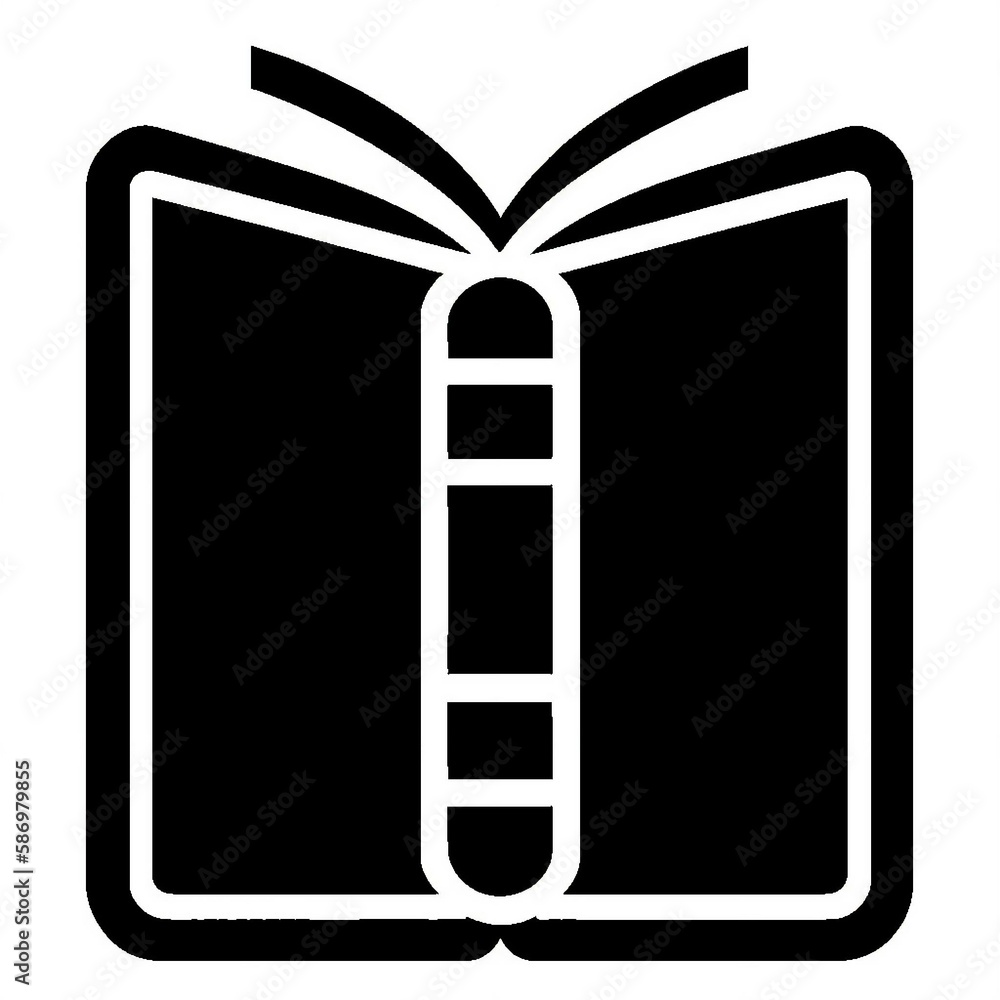 Books Icon Png Black