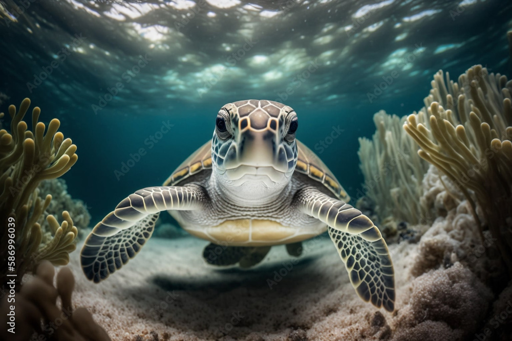 Coral Reef Baby Turtles