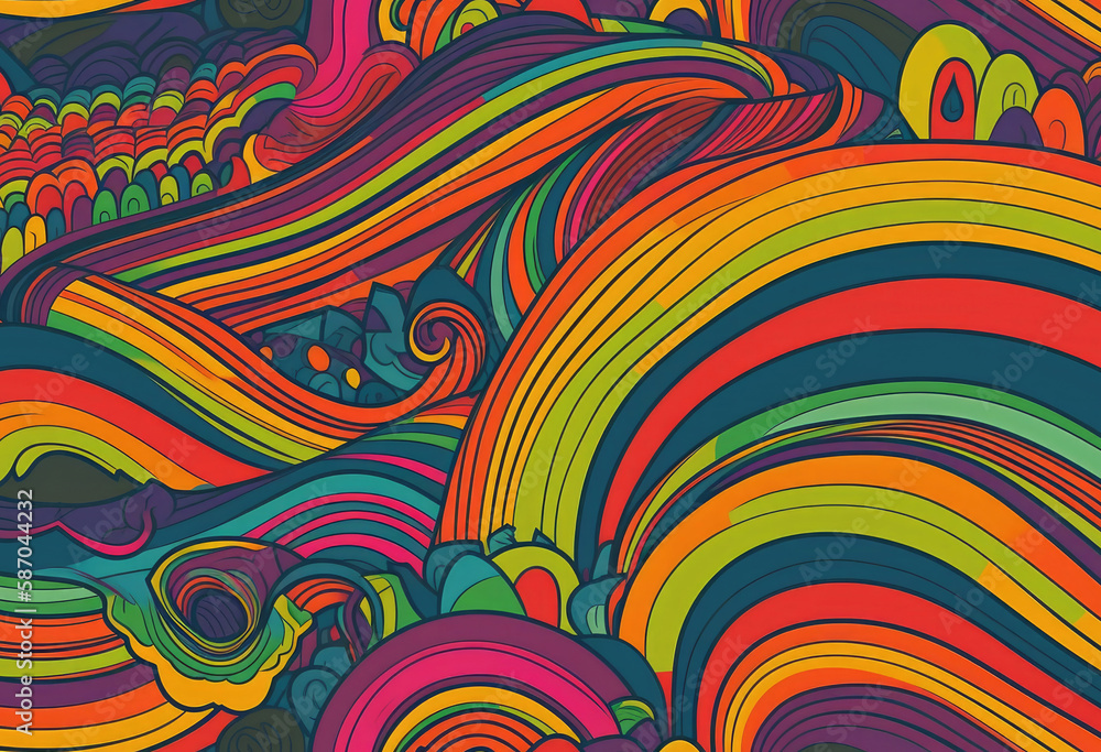 Colorful acid rain is a rare and stunning natural phenomenon that ...