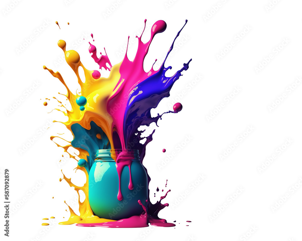 Liquid splash Color design background, Gradient colorful abstract ...