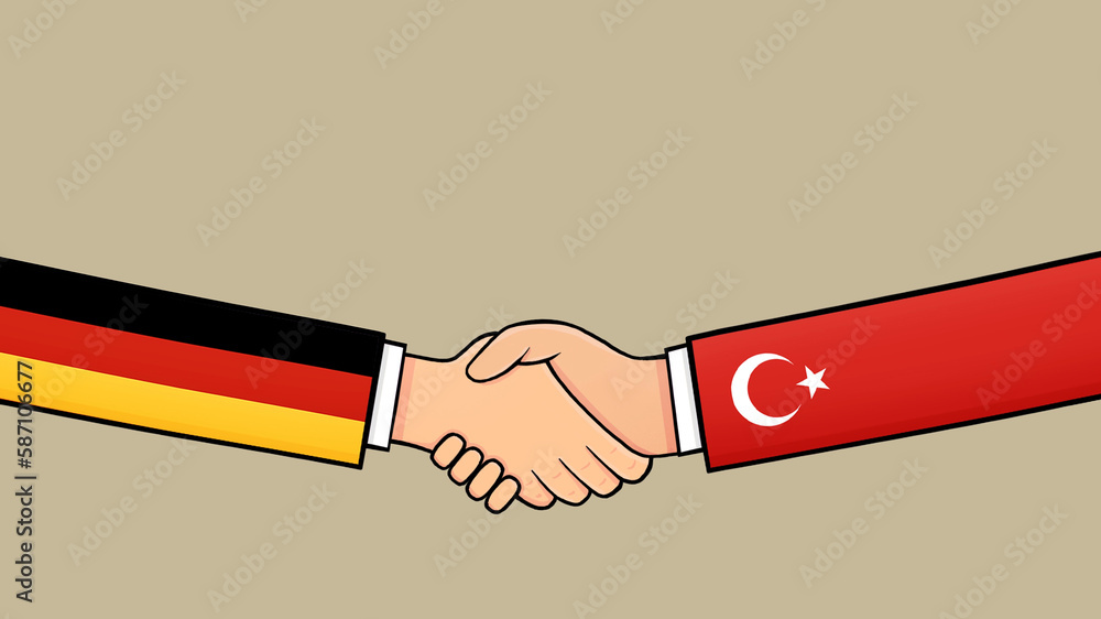Agreement between Turkey and Germany politics Illustrations with ...