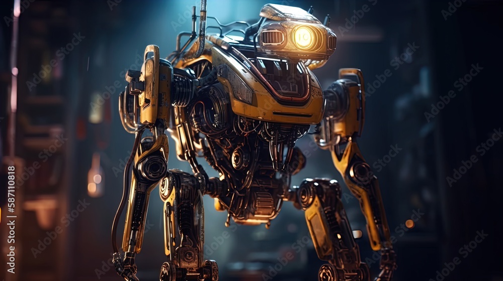 Futuristic Warfare: Dangerous Mech Robot Design in 8K created with ...