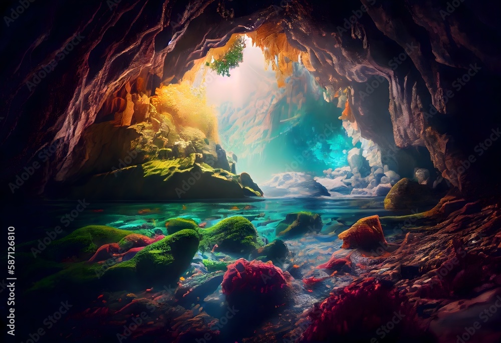 Colorful Crystal Cave