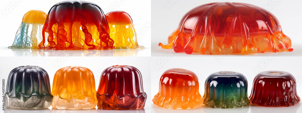 ภาพประกอบสต็อก jellyfish, gelatinous, tentacles, ocean, marine ...