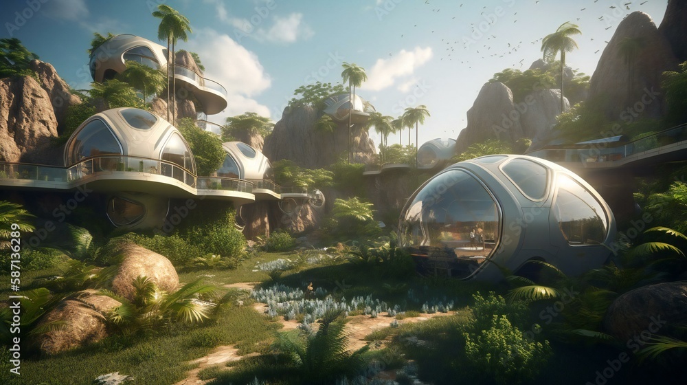 Step into a new world with a vision of sustainable living that blends ...