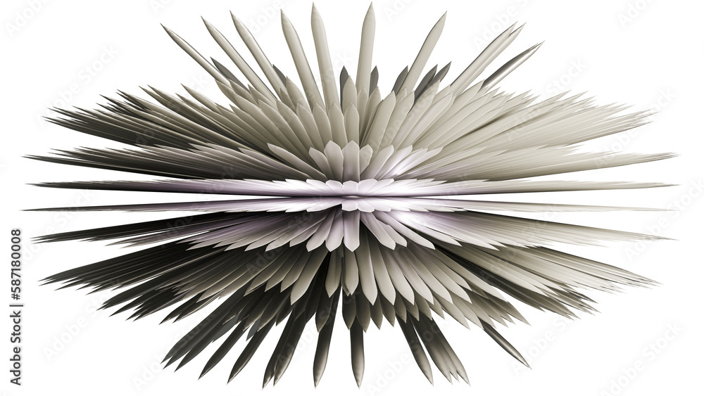 abstract isolated element, flower, star, light, metallic texture, free ...