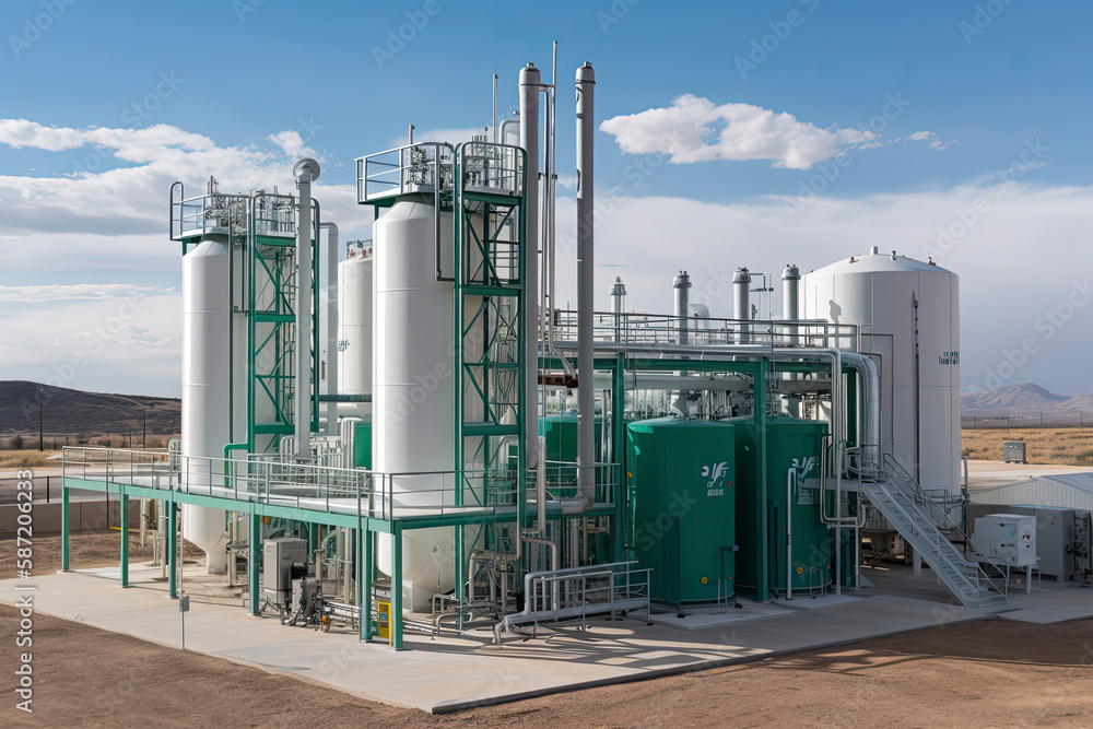 Green Hydrogen renewable energy production facility - green hydrogen ...