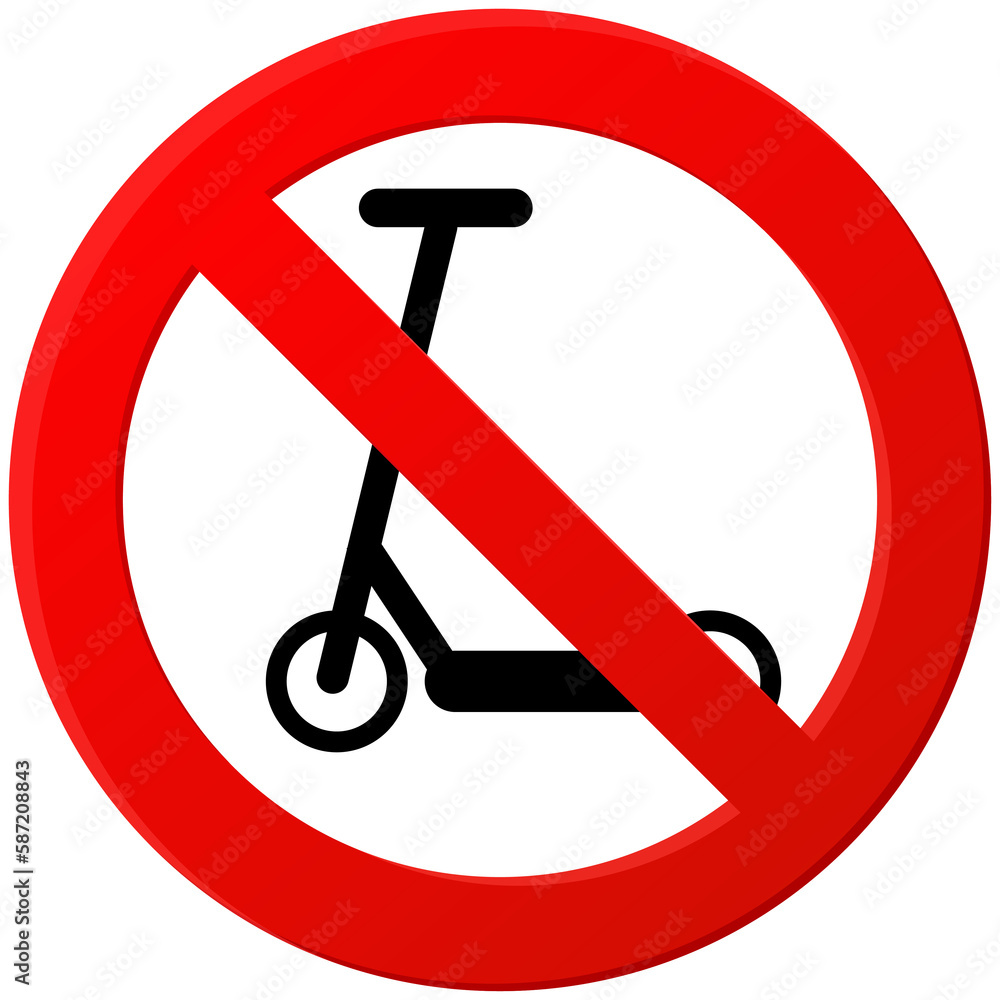 No Kicking Sign