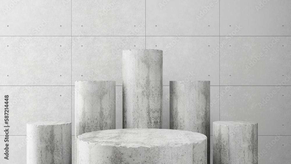 Concrete background for your design . Concrete podium for your product ...