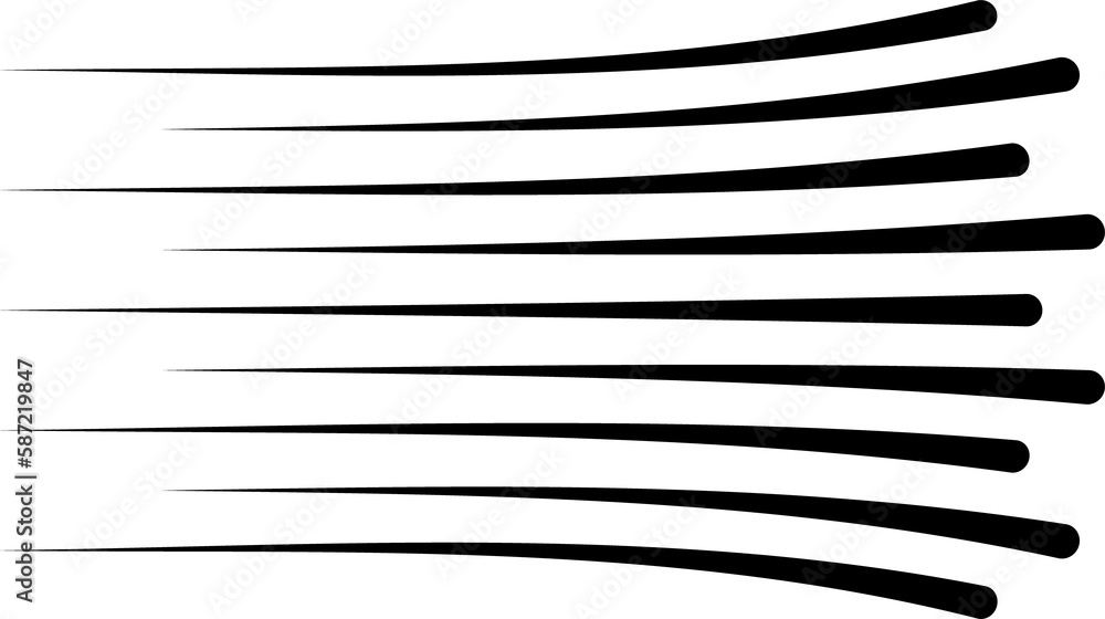 Stripe texture icon, speed motion horizontal lines Stock Illustration ...