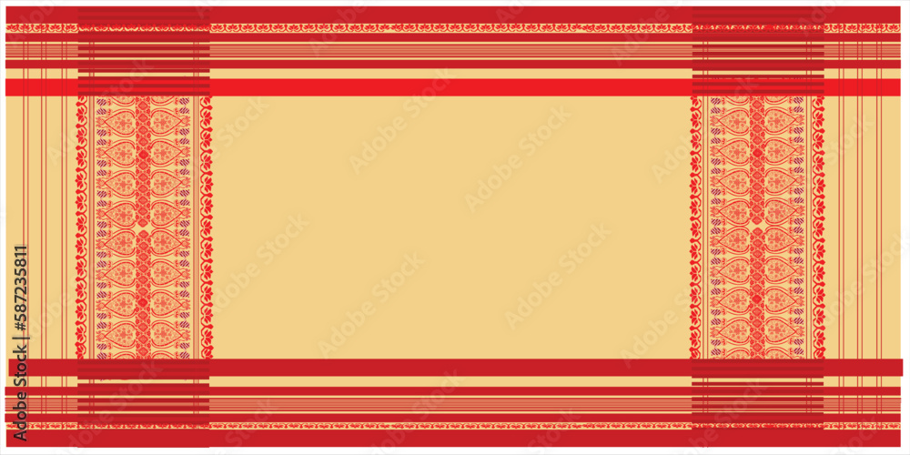 gamosa textile pattern. gamosa or gamusa is an article of significance ...