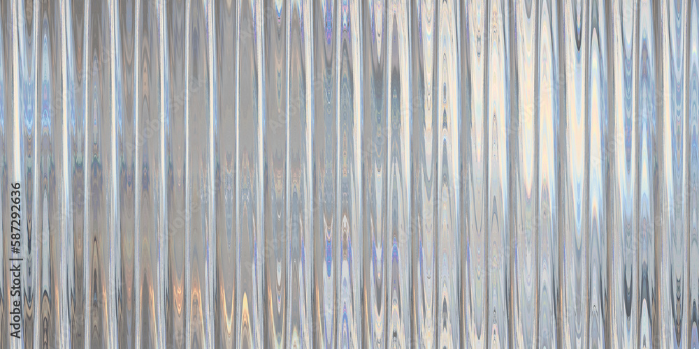 Seamless iridescent silver holographic chrome foil vaporwave background ...