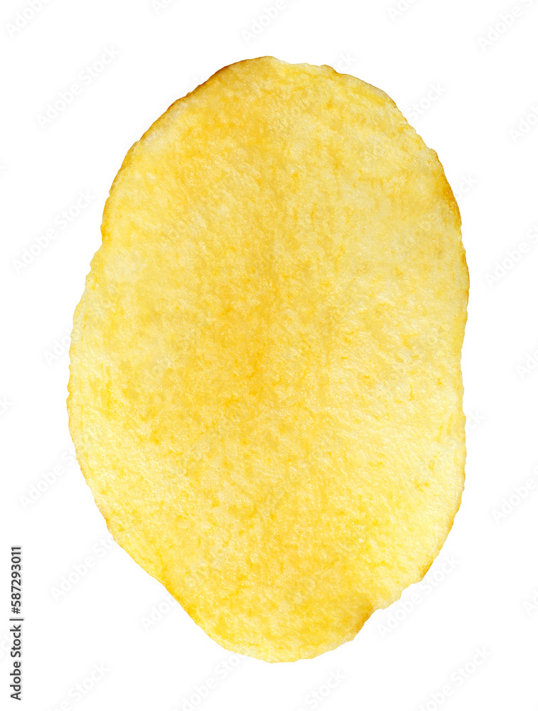 Potato chips isolated on transparent background. PNG format Stock Photo ...