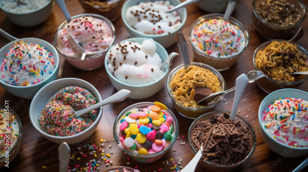 sharing all the best ice cream toppings and anything that would be ...