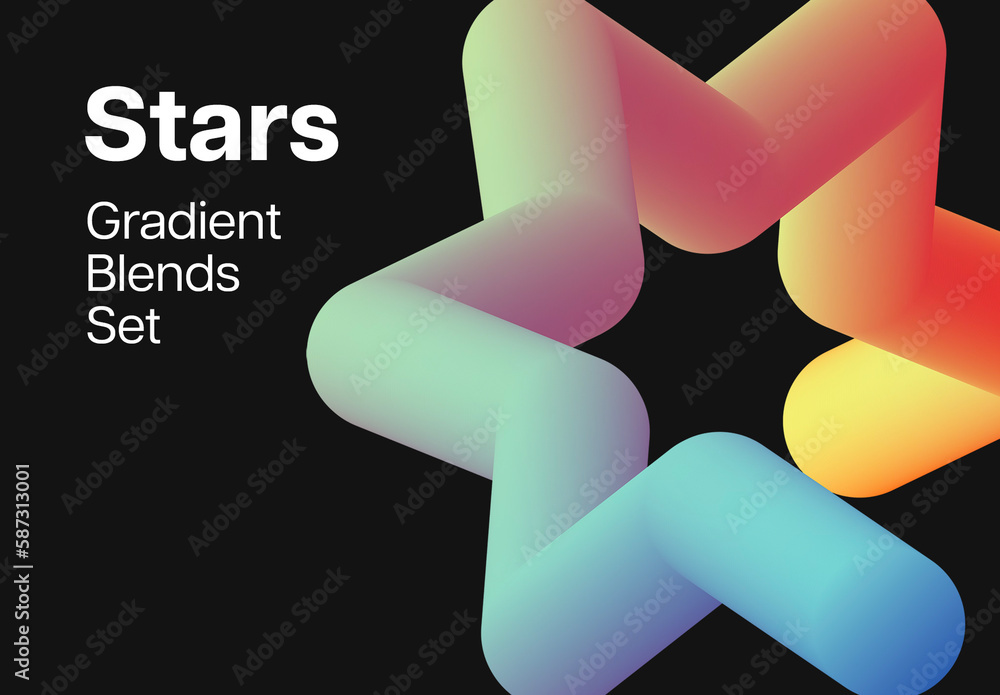 Abstract Blends Creator Stock Template | Adobe Stock