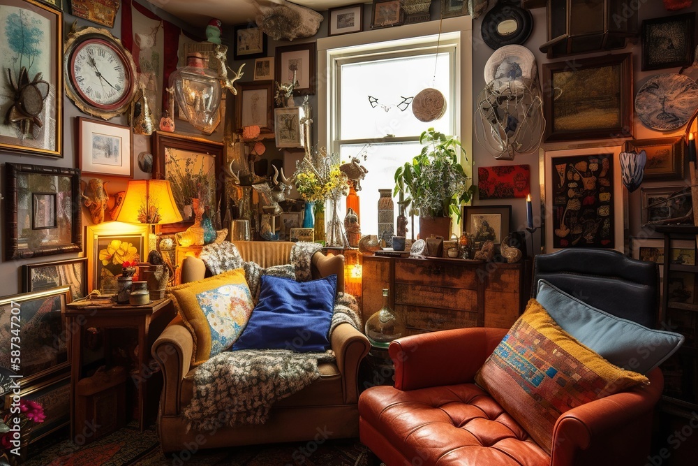 Embrace the organized chaos of Cluttercore with AI generative decor ...