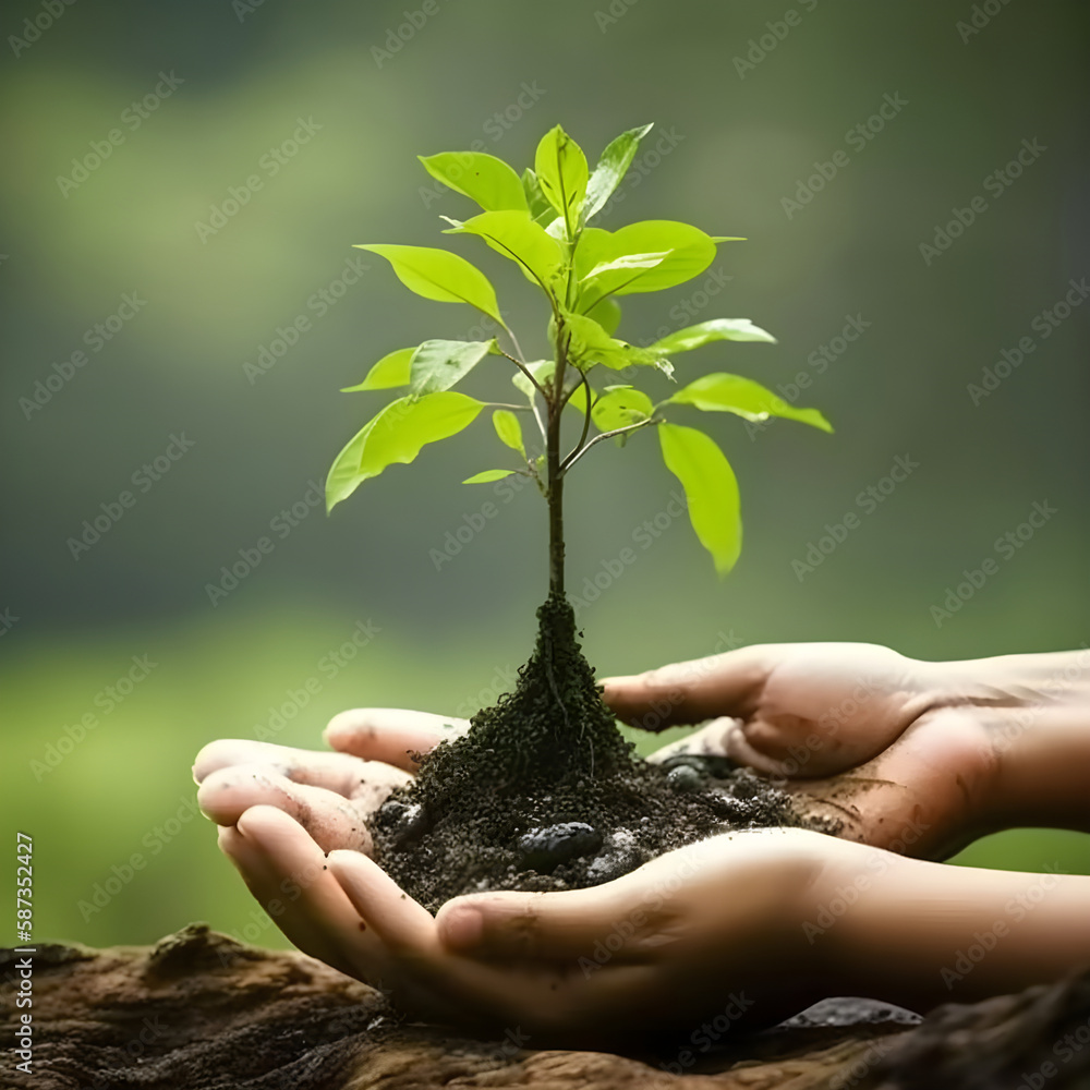 Generete ai ilustrations, world environment day, respect nature ...