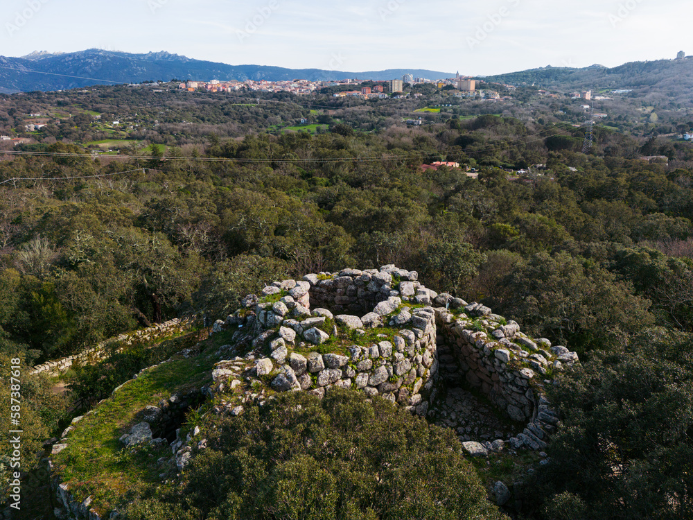 Nuraghe Majori old ancient buildings built by the mysterious Nuragic ...