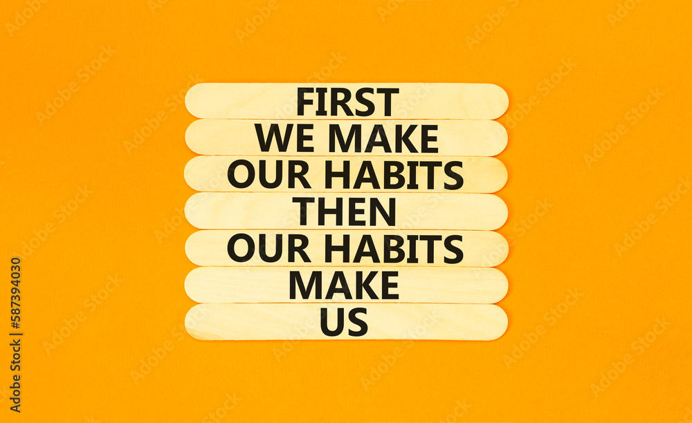 Poster Our habits symbol – Wall Art | UkPosters