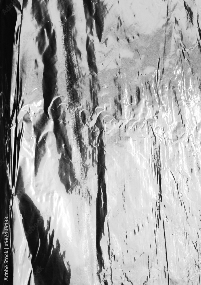 Metallic Marvels: Futuristic Aluminum Foil Overlays for Graphic Design ...