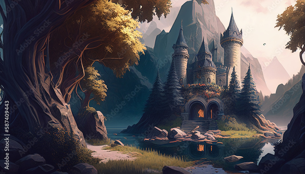 Fantasy Forest Fortress