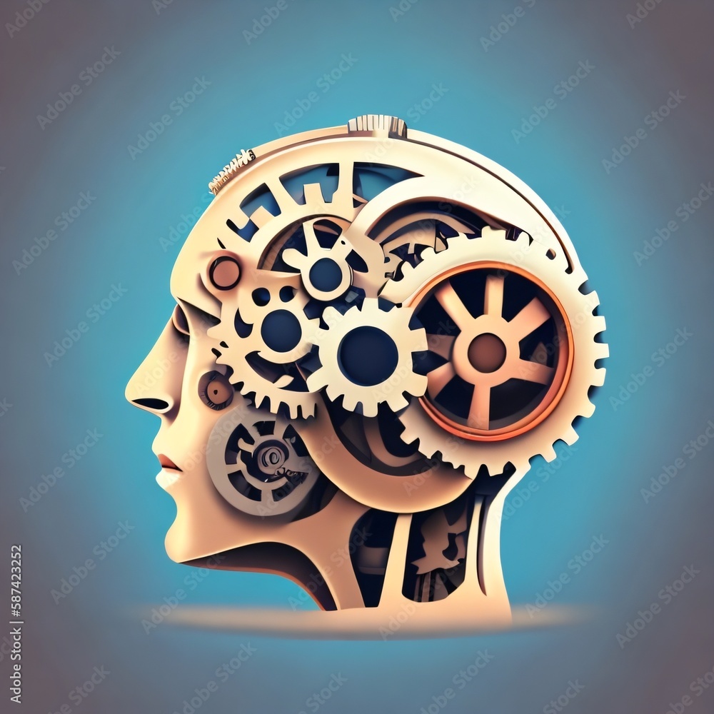 Accumulation of gears in the human head. Abstract elements as a ...