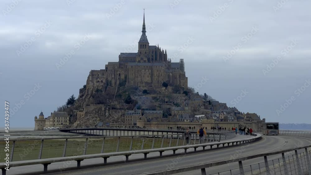 Fairy-tale castle surrounded on all sides by water, one of the most ...