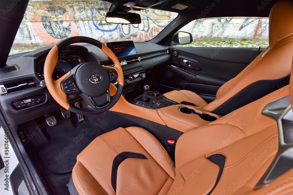 Toyota Supra GR. A pure sports car powered by a three-liter six ...