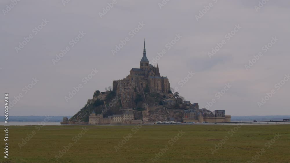 Fairy-tale castle surrounded on all sides by water, one of the most ...