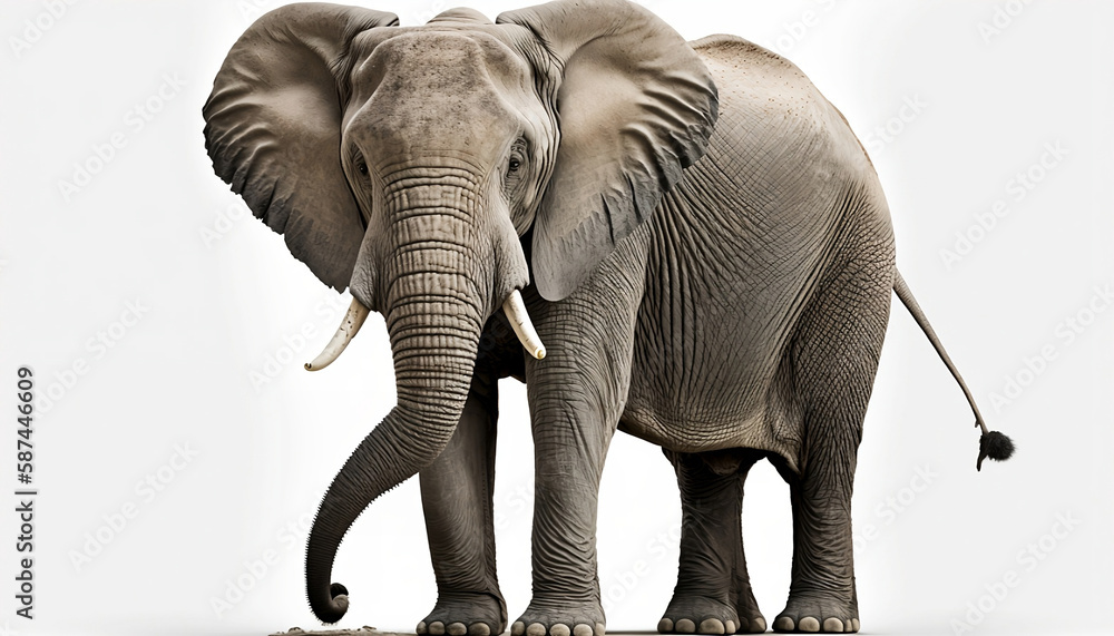 isolated elephant for home décor, wall art, graphic design, and DIY ...