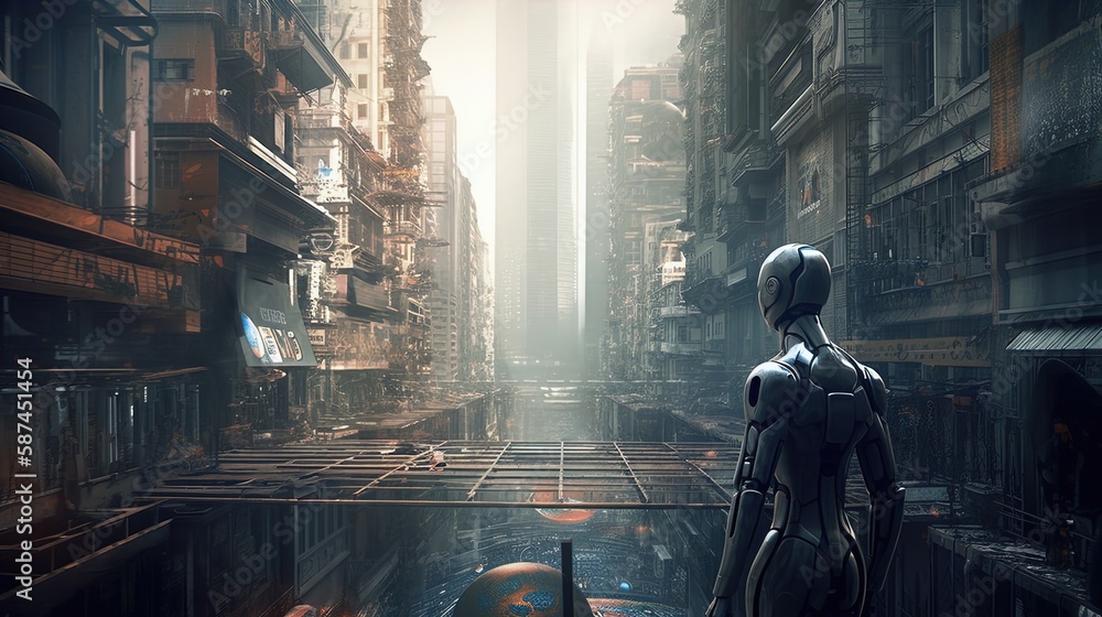 AI Uprising: Autonomous Machines Conquer Futuristic Cities Amidst Chaos ...